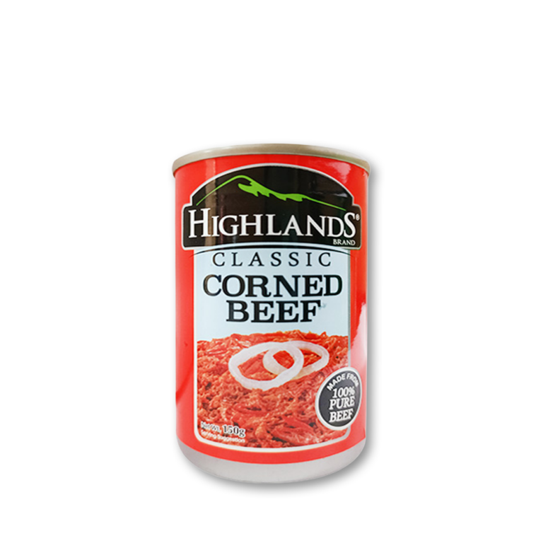 Highland – Corned Beef -150g x 48s – MRI – LittleFINO